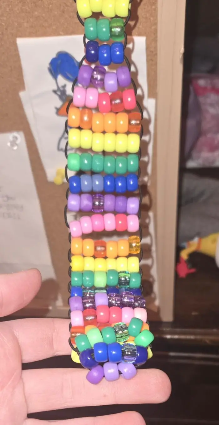 Ladder stitch curling up at the end? | Kandi Help, Ideas & Advice ...